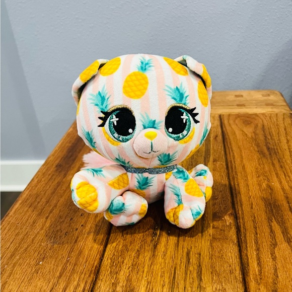 Toys | Blushes Pets Plush Pineapple Cat Striped Tropical Stuffed Animal ...